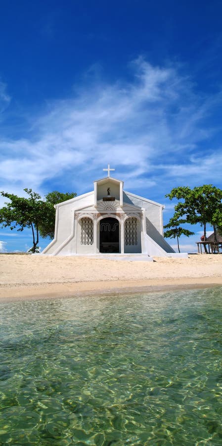 Beach Church in Philippines Stock Photo - Image of sand, tropics: 2263900