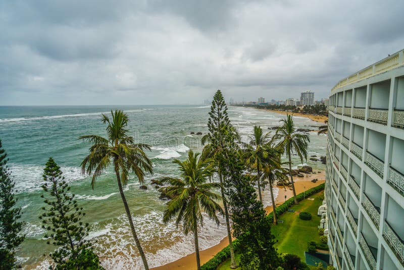 Beach and City of Colombo, Sri Lanka Stock Image - Image of landscape ...