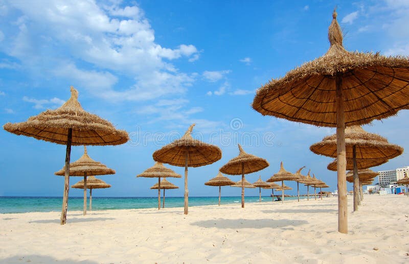 Beach in the city of Souss stock photo. Image of africa - 5167104