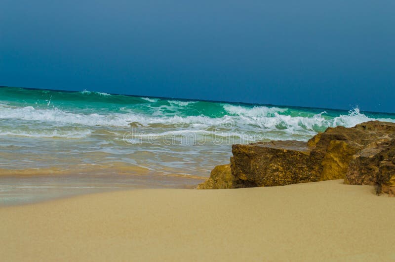 Beach stock photo. Image of rock, clear, texture, beach - 95114056