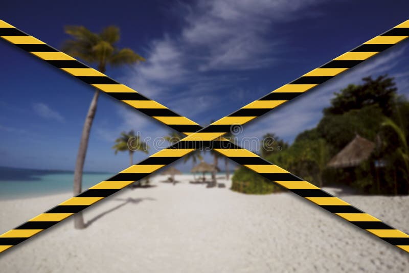 Sea and Beach Caution and Warning Sign Icons Set Stock Vector ...