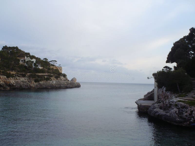 The Beach and the Coast at Balearic Islands Stock Image - Image of ...