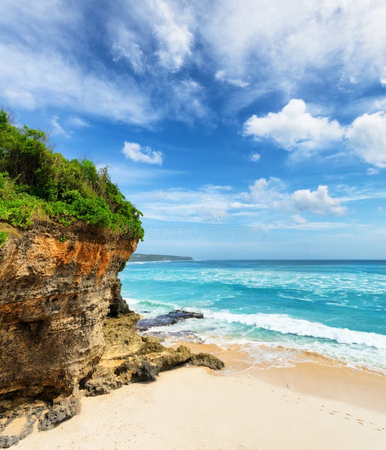 Coast of Bali Island, Indonesia Stock Photo - Image of beach, asia ...