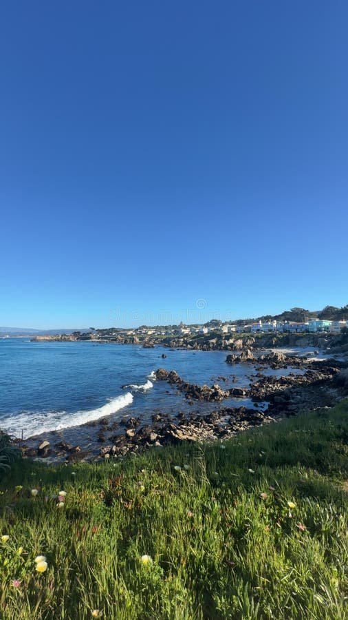 Beach coastline stock image. Image of beach, rocks, coastline - 381692443