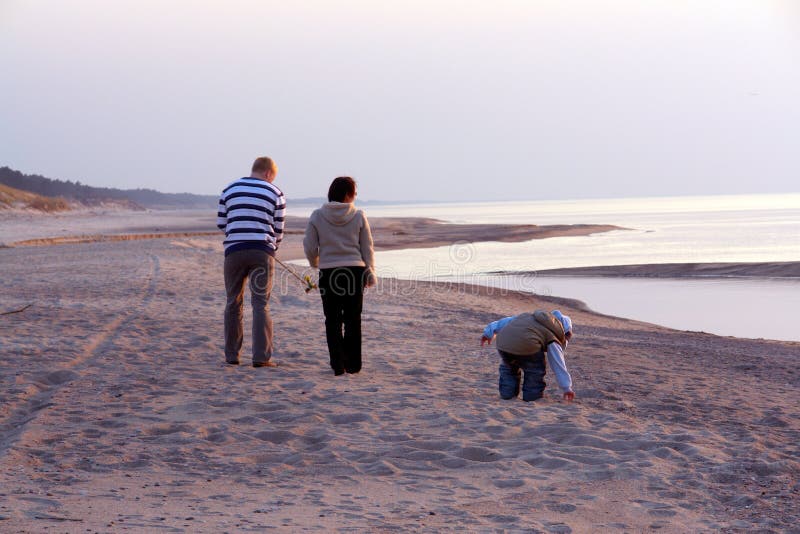 Beach Combing stock photo. Image of adults, combing, shore - 2175680