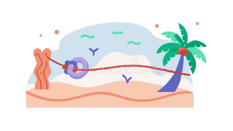 Beach Connection String Icon, Long Distance Relationship, Remote Bond ...