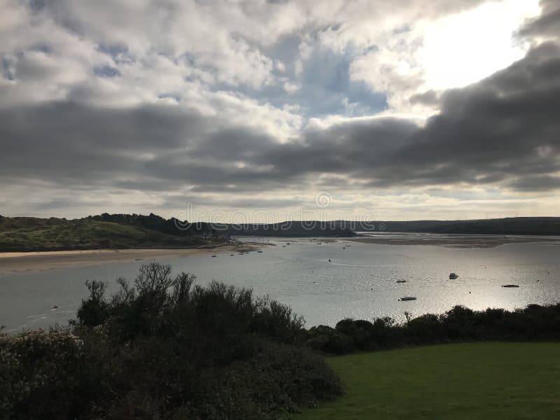 Cornwall beach stock image. Image of beach, autumn, cornwall - 130574581