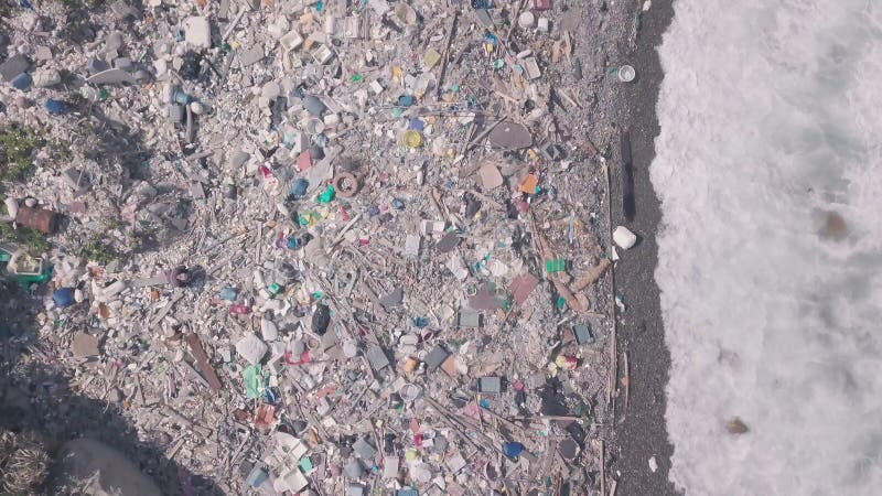 Marine Debris on Sandy Beach Stock Video - Video of nets, industry ...