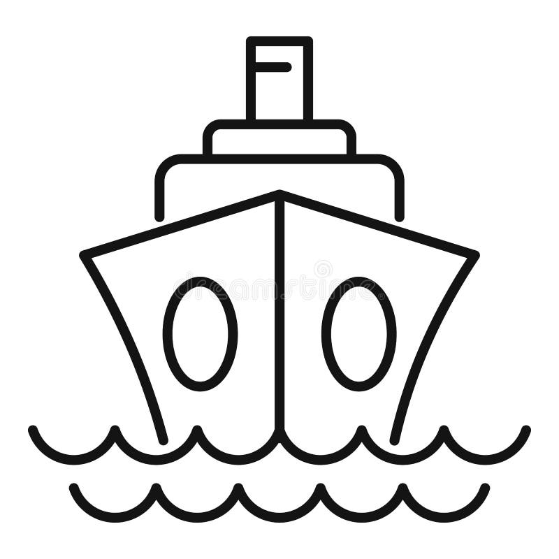 Cruise Ship Outline Stock Illustrations – 15,317 Cruise Ship Outline ...