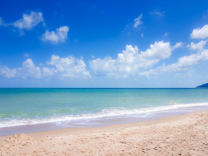 The Beach and Crystal Clear Sea Stock Image - Image of sand, crystal ...