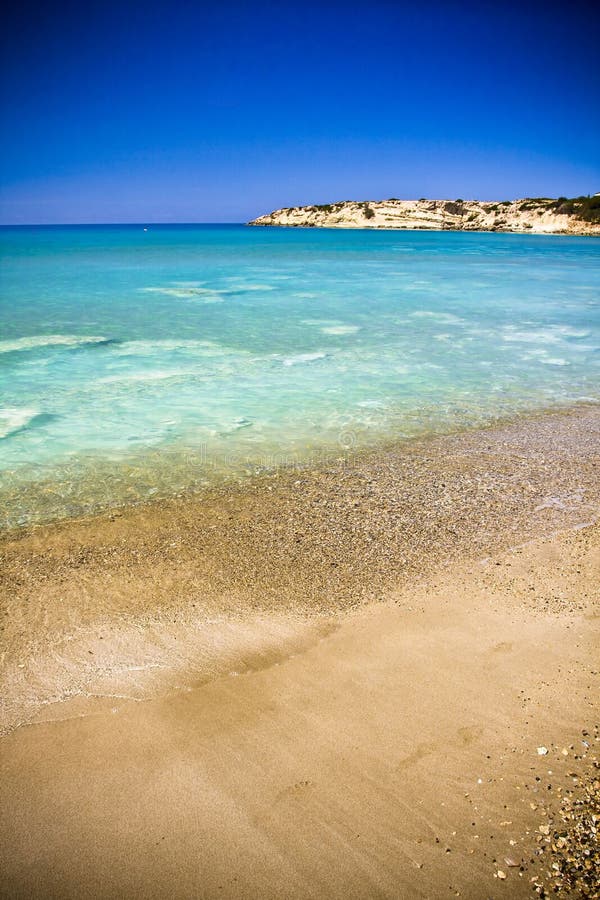 Beach in Cyprus stock photo. Image of jetty, mediterranean - 48529730