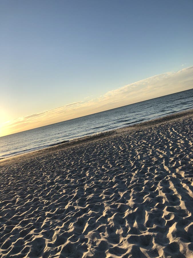 Beach day! stock photo. Image of sunset, sand, beach - 110009674