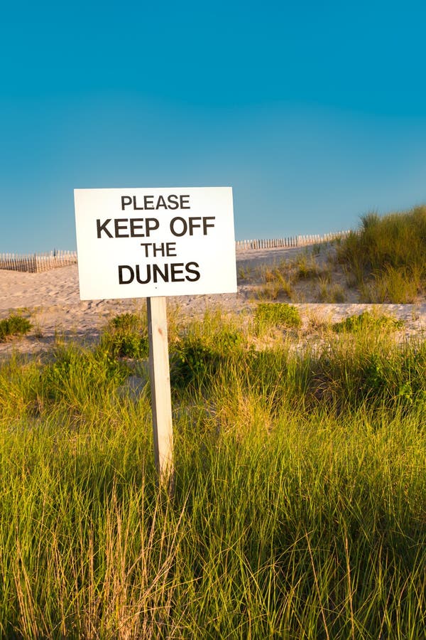 Beach Dunes Sign stock image. Image of travel, beach - 74029409