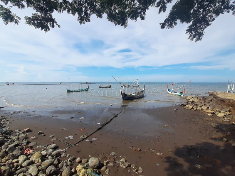 Beach. East Java - Indonesia Stock Photo - Image of reflection, beach ...
