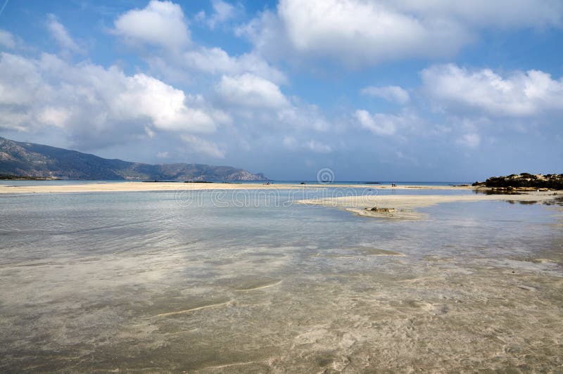 Elafonisi beach, Crete stock photo. Image of stone, sand - 277323004