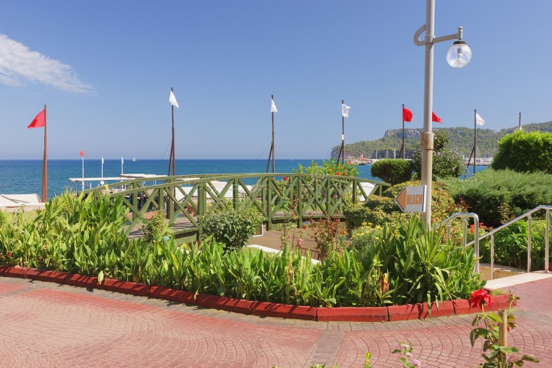 Beach entrance stock image. Image of path, destination - 27759825