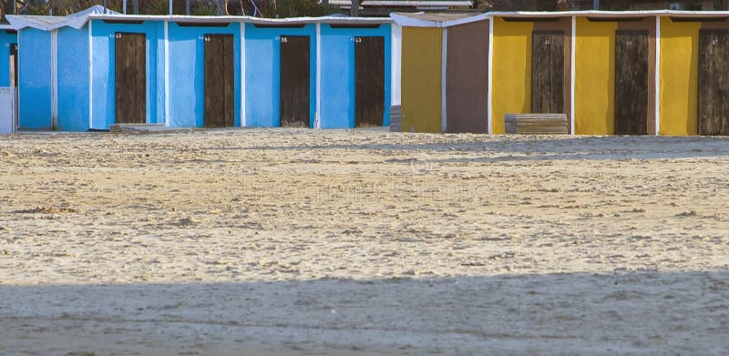 Beach Facilities on the Sea Shore Stock Image - Image of relax ...