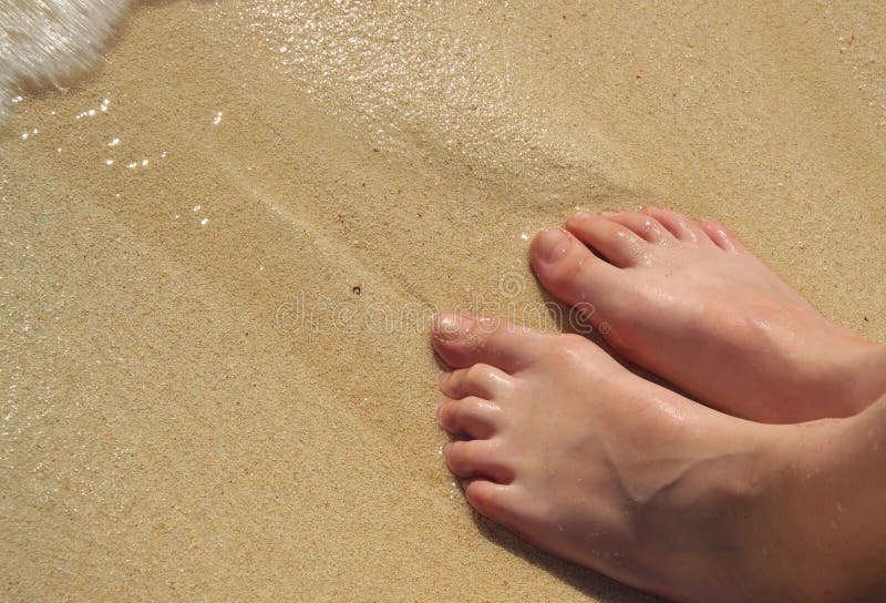 Beach feet stock image. Image of sparkle, foot, holiday - 1481003