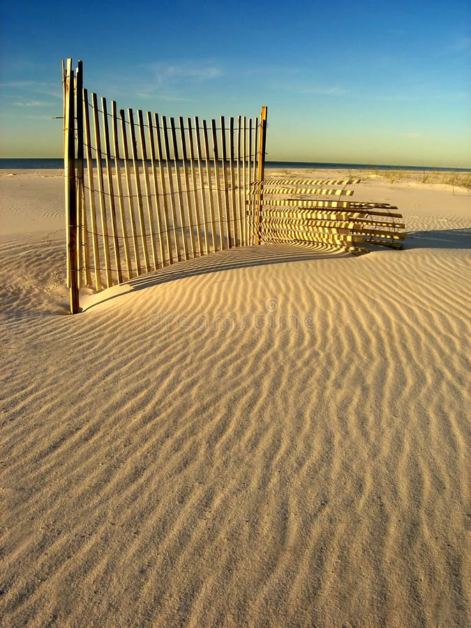 Beach Fence stock photo. Image of sand, summer, nature - 1533136