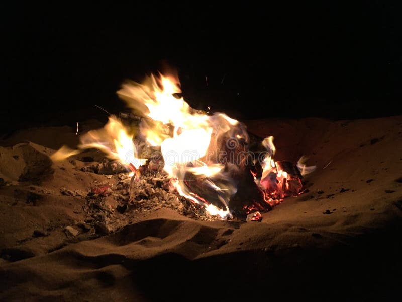 Beach fire night stock photo. Image of beach, sand, pismo - 83585710