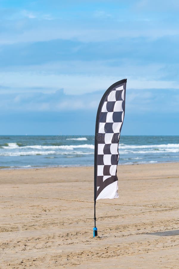 Beach flag stock image. Image of waving, people, wind - 237670701