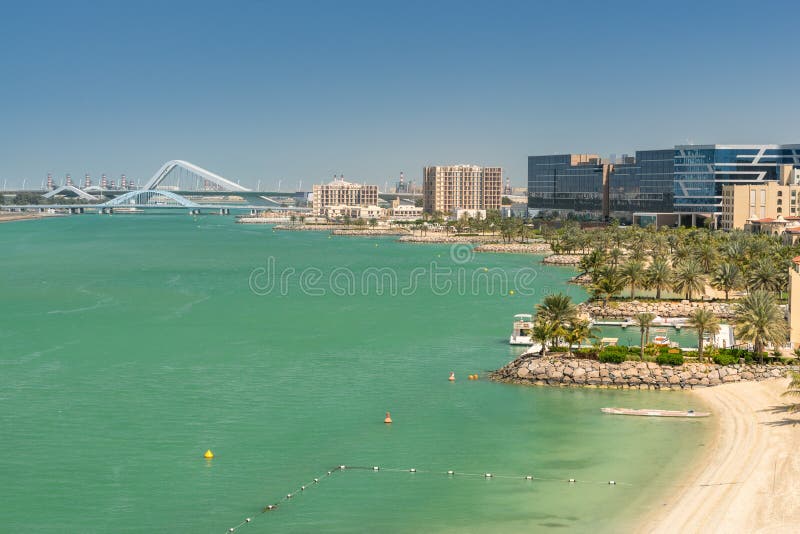 Beach front on Al Maqtaa stock photo. Image of capital - 51796104
