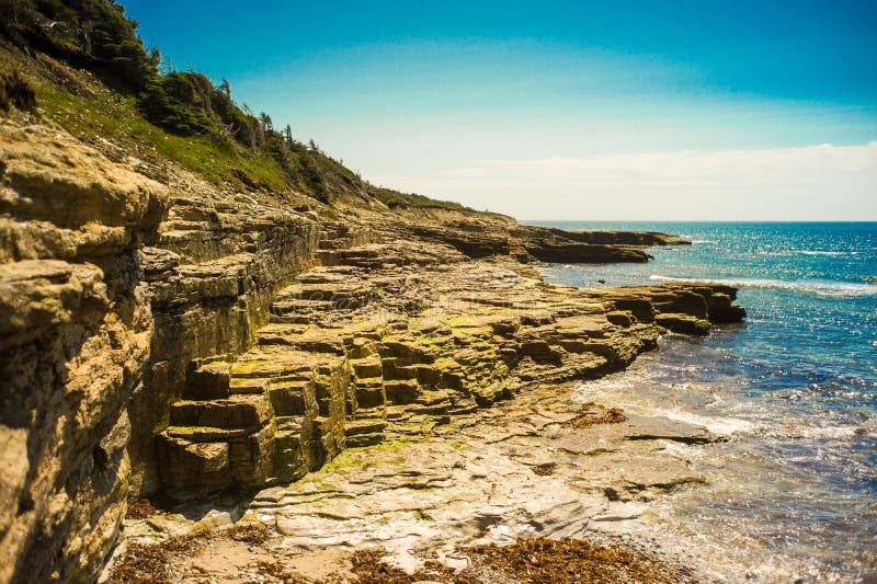 Large Cliffs and Rock Formations on Texas Lakes Stock Image - Image of ...