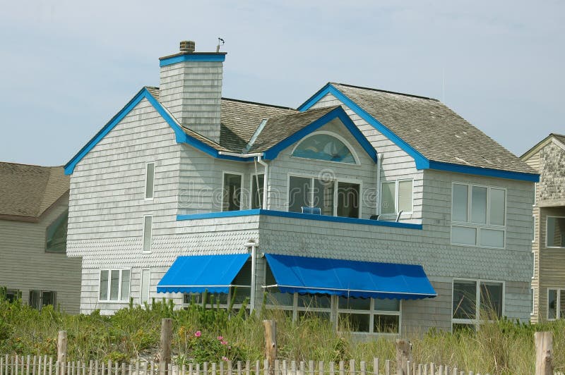 Beach front shore home stock image. Image of shore, sandy - 997701