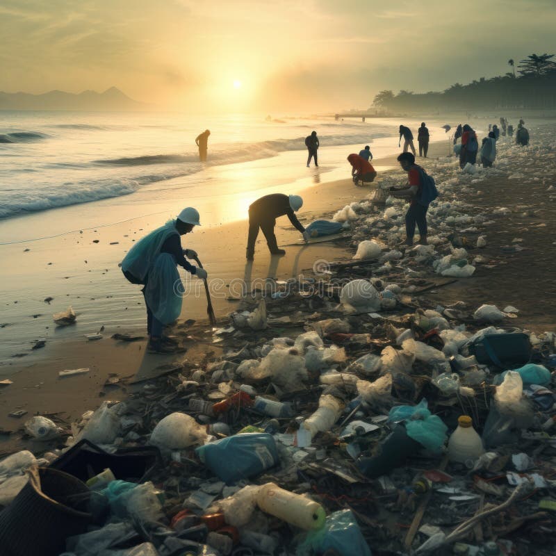 Helping Pick Up Trash Stock Illustrations – 37 Helping Pick Up Trash ...