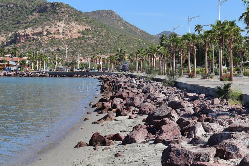 A Beach Full of Rocks Along the Coast. Stock Photo - Image of beach, travel: 259402042