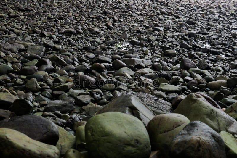The Beach is Full of Rocks and Waves Stock Photo - Image of rock ...
