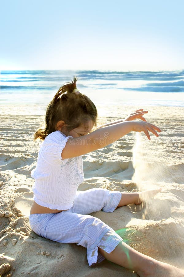 Beach fun stock photo. Image of sand, outdoors, happy, playing - 119396