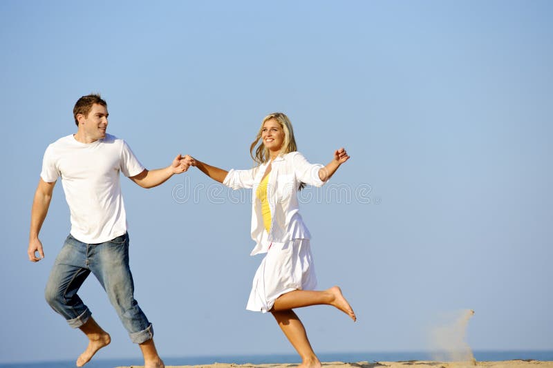 Beach fun stock image. Image of blond, leisure, caucasian - 15063483