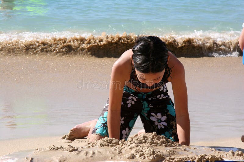 Beach fun stock photo. Image of activity, child, digging - 2252586