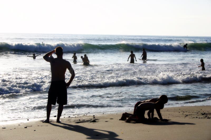 Beach Fun stock photo. Image of summer, coastal, water, children - 31112