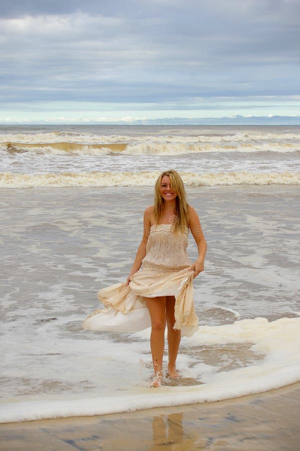 Beach Fun stock photo. Image of beautiful, teen, fashion - 3991766