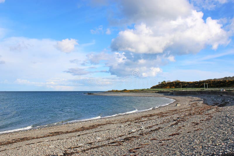Beach in Galloway, Scotland Stock Photo - Image of pebbles, scotland ...