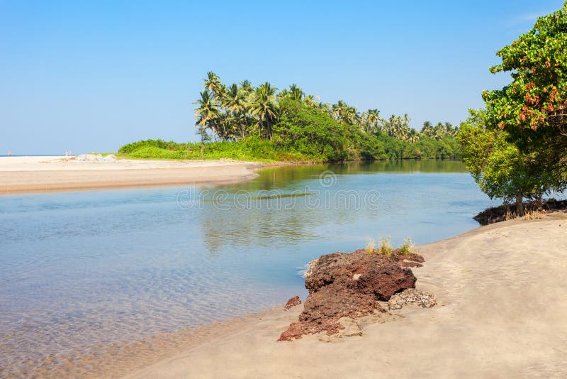Beach in Goa, India stock image. Image of calangute, paradise - 89569835