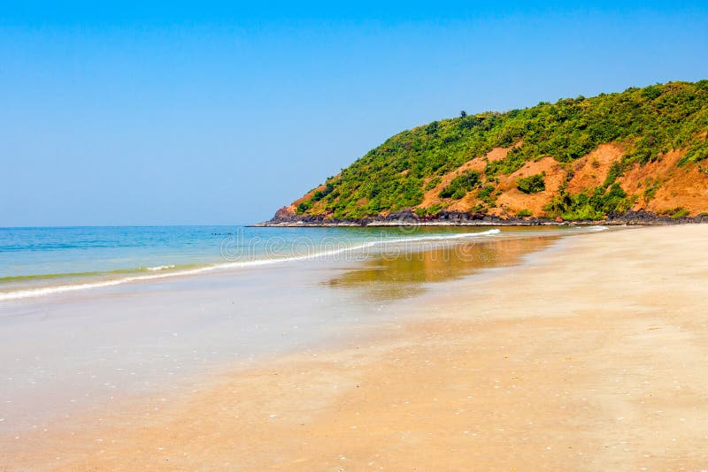 Beach in Goa, India stock photo. Image of beach, blue - 189538086