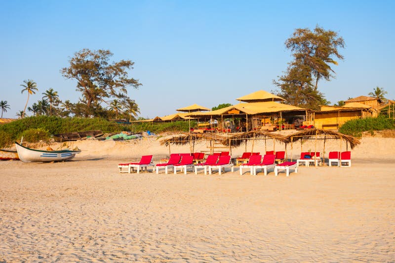 Beach in Goa, India stock photo. Image of baga, keri - 89569656