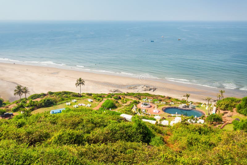 Beach in Goa, India stock photo. Image of calangute - 101363056