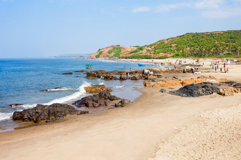 Beach in Goa, India editorial photography. Image of ocean - 93416117