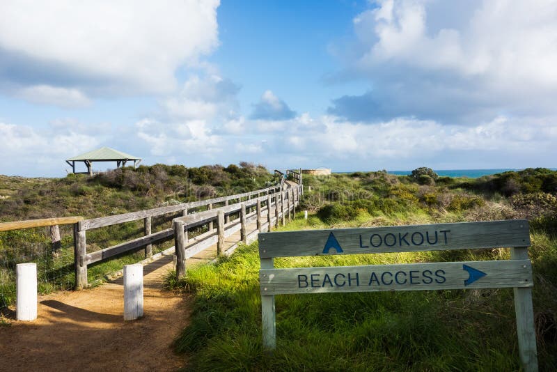 Beach grass Access Path stock photo. Image of access - 49018586