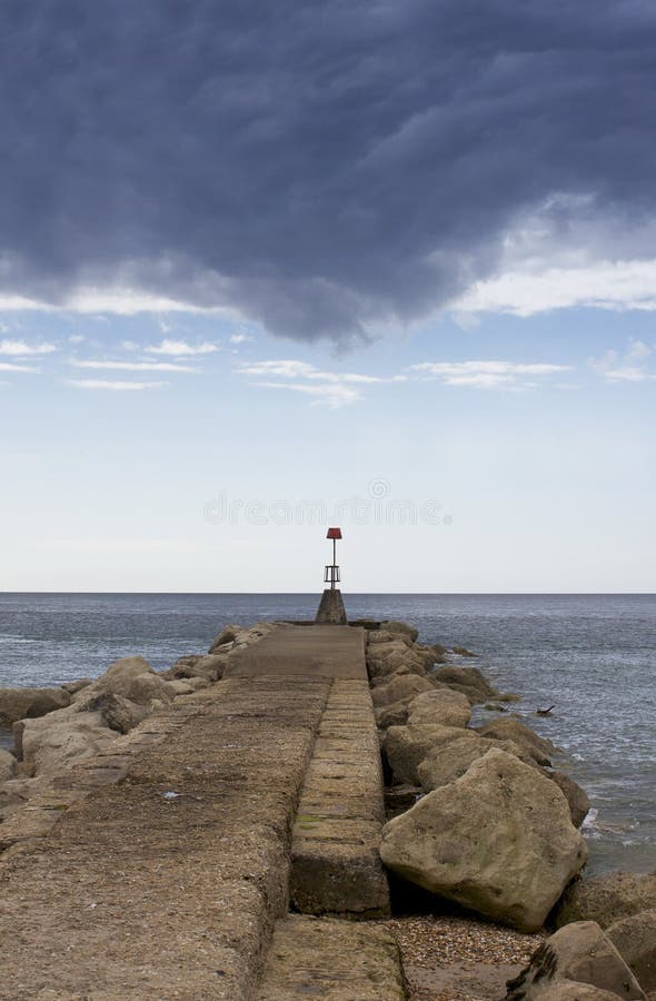Beach Groyne stock image. Image of beach, markerstorm - 15467353