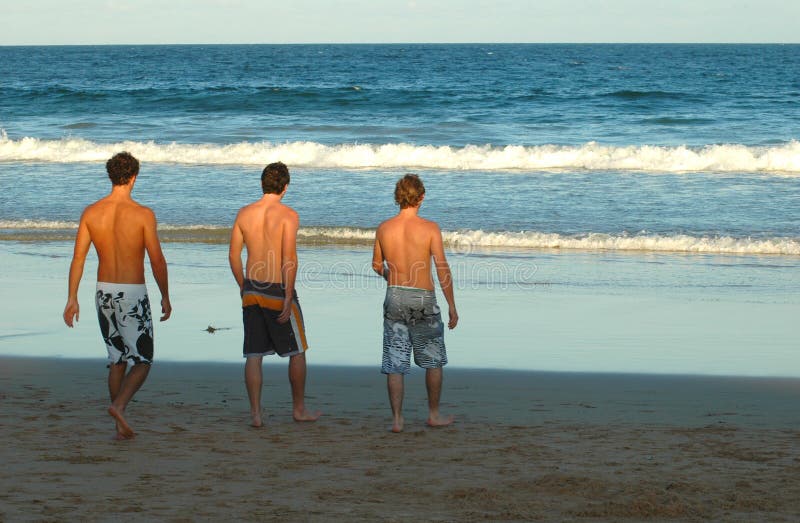 Beach Guys stock image. Image of friends, lazy, chill - 1173905