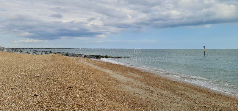 Beach in Hayling Island stock photo. Image of beach - 255134930