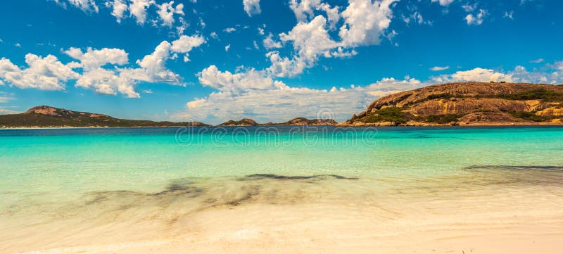 On the Beach at Hellfire Bay Stock Image - Image of scenery, colorful ...