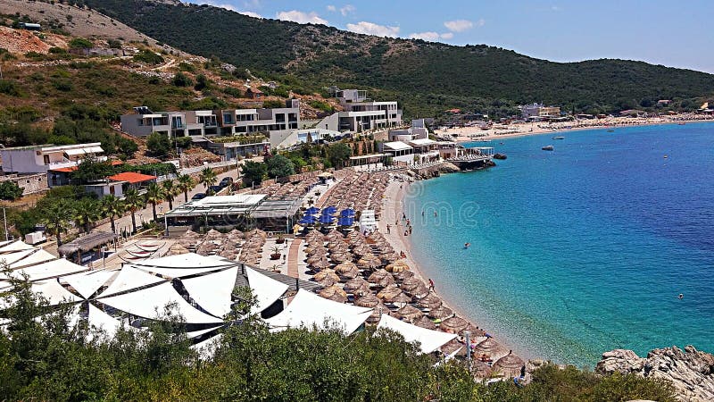 Beach holiday stock image. Image of beach, vlore, radhime - 109746561