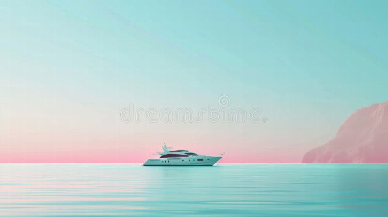 Beach Holidays with a Warm Summer Atmosphere in a Minimalist Aesthetic ...