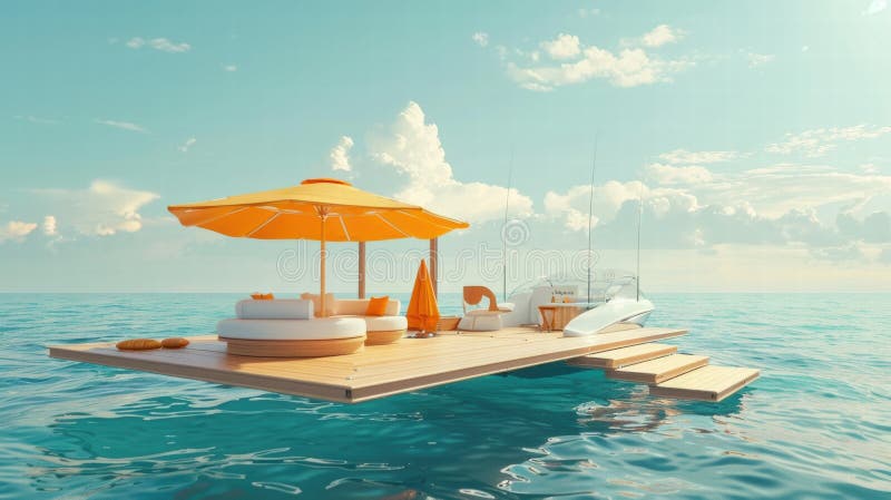 Beach Holidays with a Warm Summer Atmosphere in a Minimalist Aesthetic ...